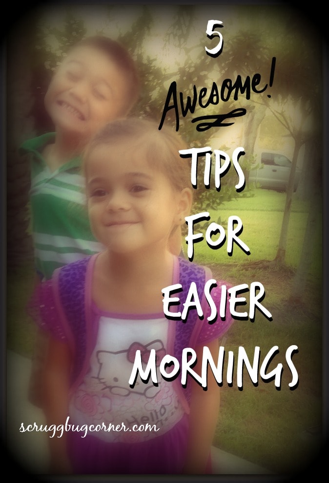 5 Tips For Easier Mornings With Kids