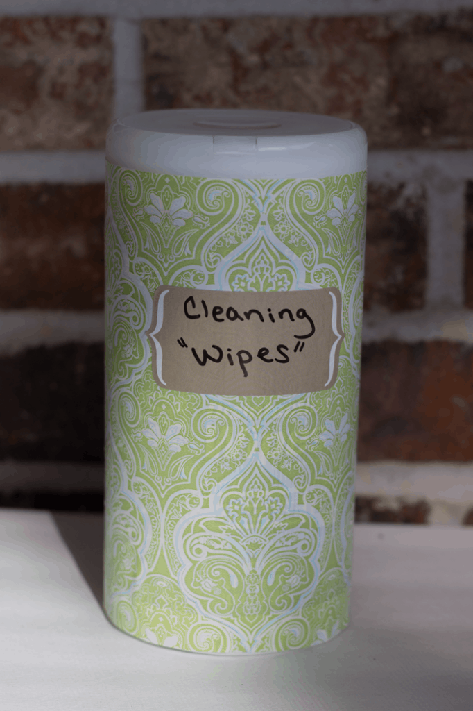 Homemade Reusable Cleaning Wipes