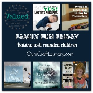 Raising Well Rounded Kids - Gym Craft Laundry