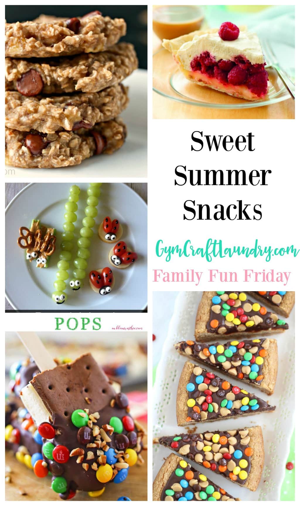 Sweet Summer Snacks on Family Fun Friday - Gym Craft Laundry