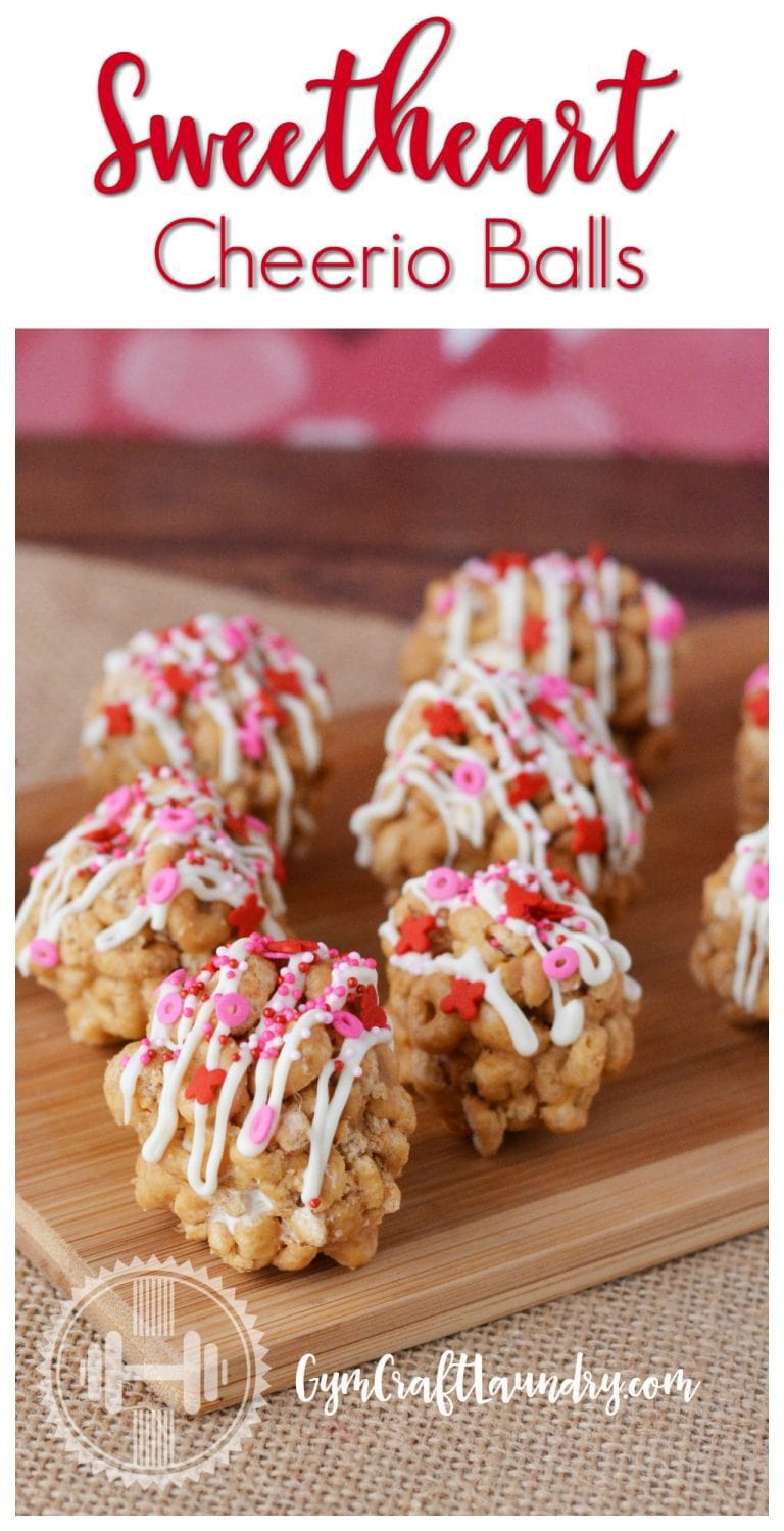 Easy Valentine's Day Cheerio Balls